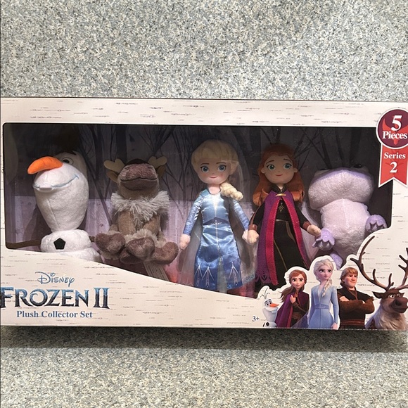 Disney | Toys | Disney Frozen Ii Plush Collector Set New Olaf Sven Elsa ...